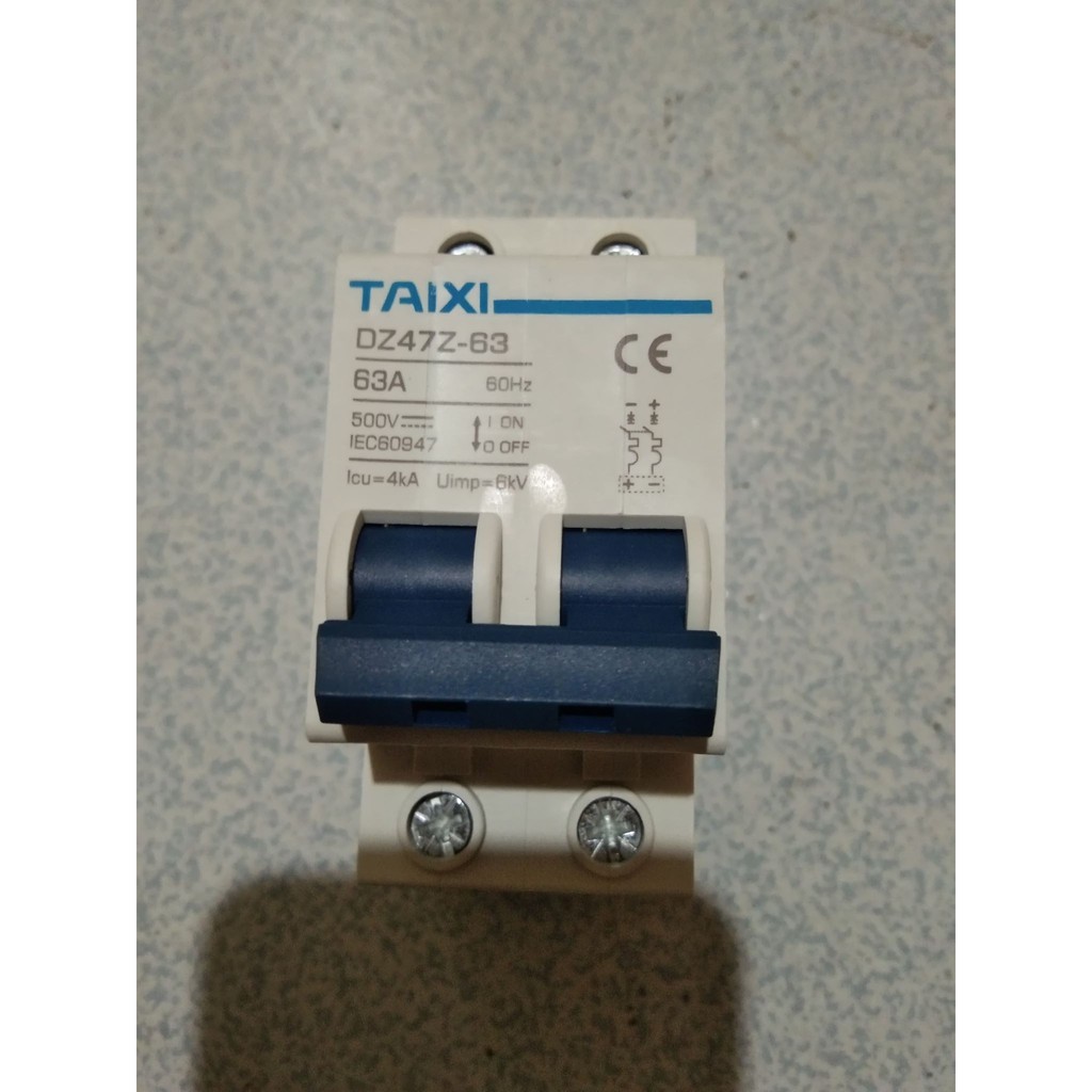 63A DC MCB Miniature Circuit Breaker taixi | Shopee Malaysia
