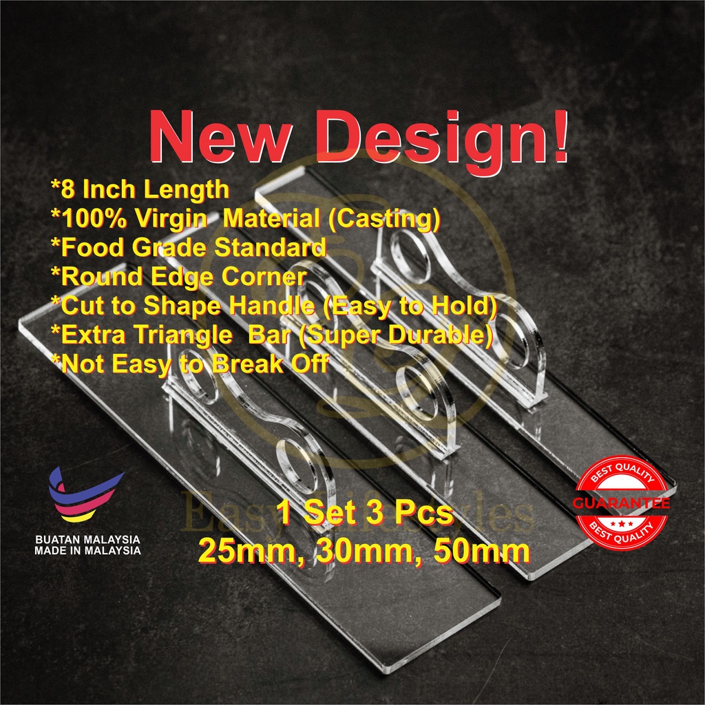 8 Inch Cake Cutting Guide / Pembaris Kuih Talam ⭐ Puding ⭐ Kek Lapis ⭐ ...