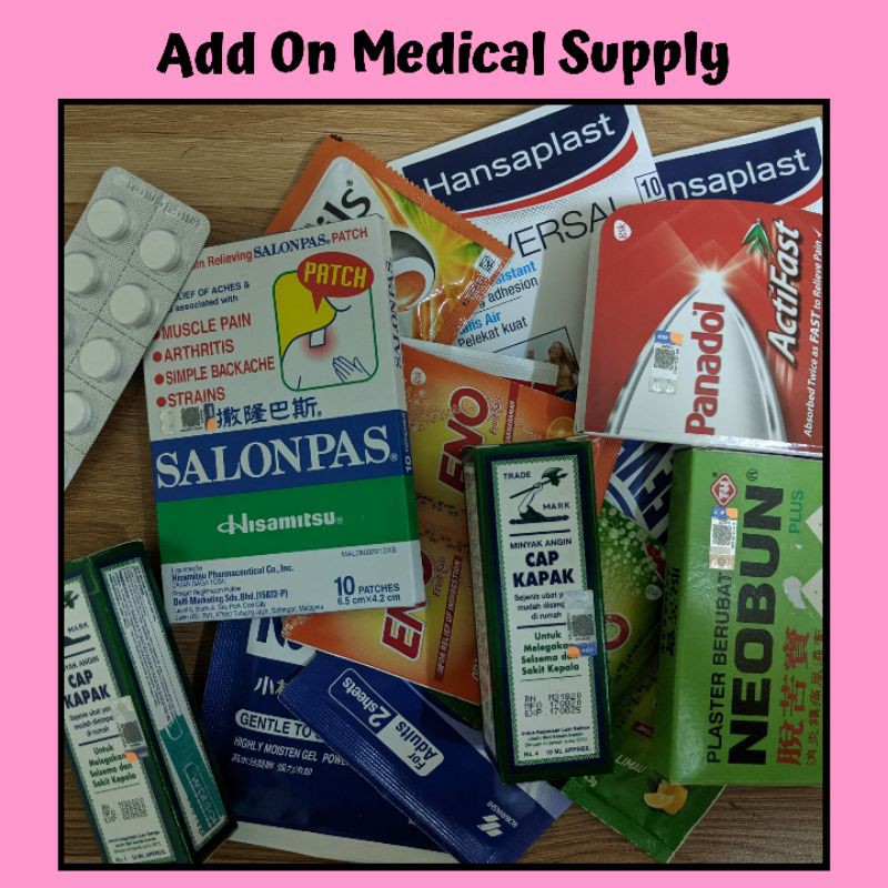 [Add-On] Medical Supply Ubat Emergency Kit First Aid for Surprise Box ...