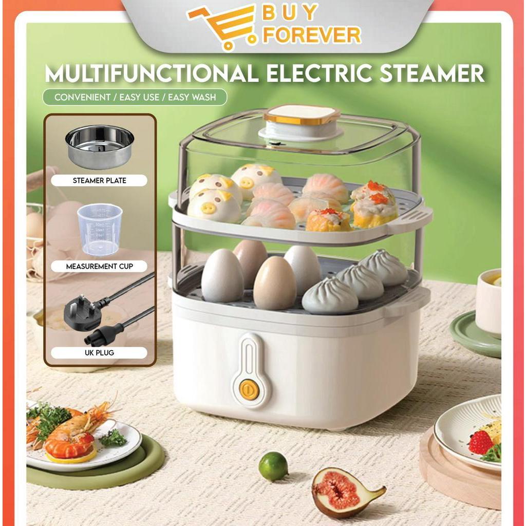 Multifunctional Electric Steamer Food Grade One Key Switch Square ...