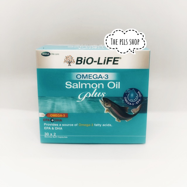 🔥BIO-LIFE Omega 3 SALMON OIL plus 1000mg ( 2x30’s )Exp 29/6/22 /3x100 ...