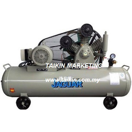 Jaguar Air Compressor 5.5HP 8Bar 160L Tank RT80 Horizontal 3 Phase ...