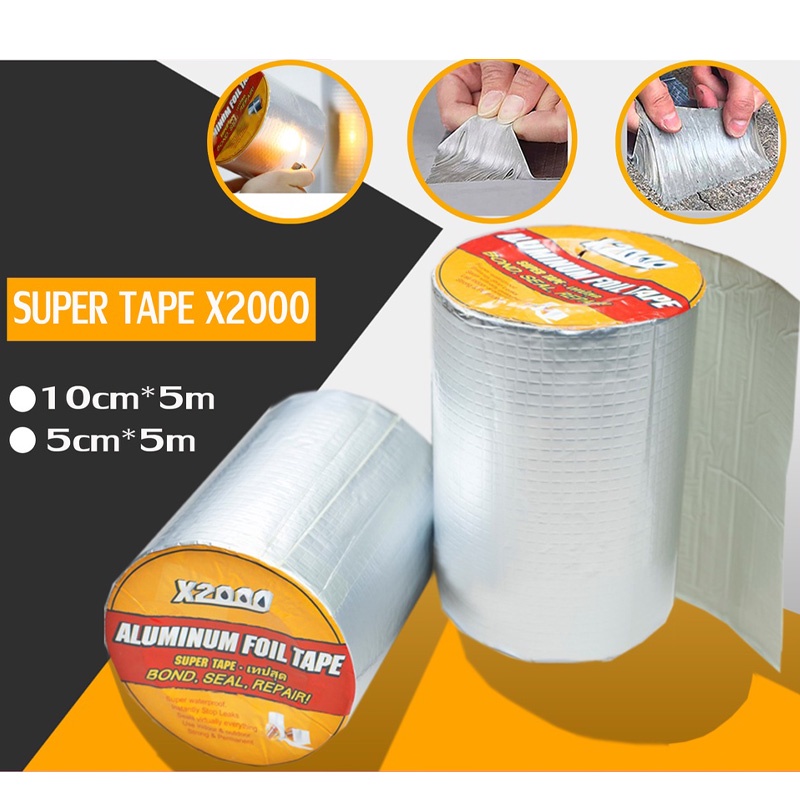 X2000 5M Super Tape Good heat resistance long waterproof and leak proof ...
