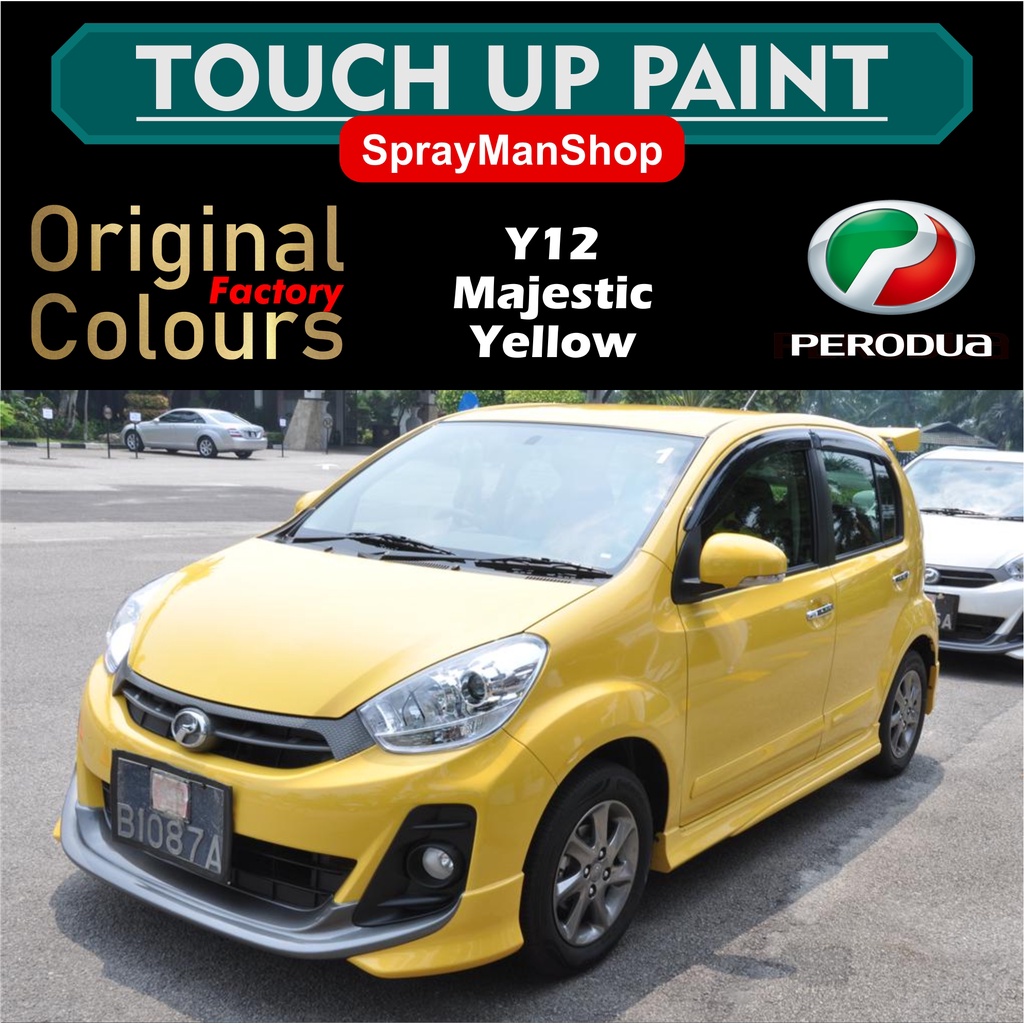 Perodua MYVI Spray Paint For Touch Up All Original Factory Colours ...