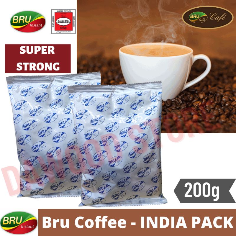 Bru Coffee Powder - Super Strong 200g | India Pack | Shopee Malaysia