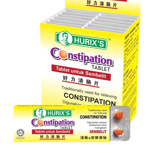 Hurix’s Constipation Tablet 12’s | Shopee Malaysia