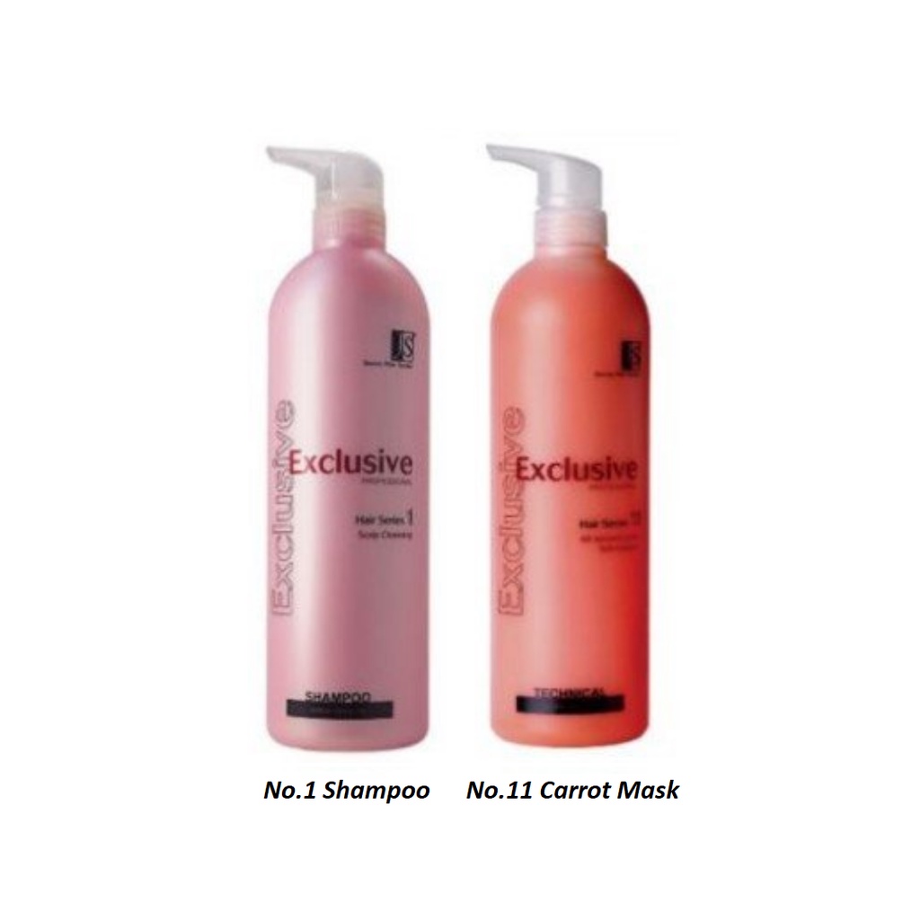 JS Beauty Hair System Shampoo / Conditioner / Carrot Mask Treatment ...