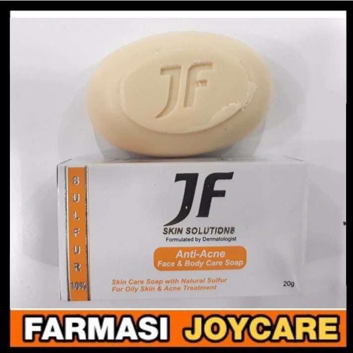 JF Skin Solution JF Sulphur 10% Anti Acne Face & Body Care Soap 20g ...