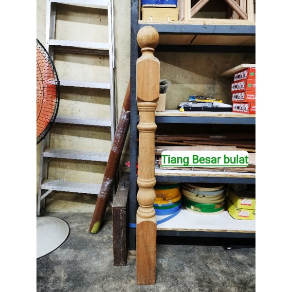 WOOD BALUSTER / KAYU TIANG TANGGA/ KAYU NYATOH /STAIRCASE | Shopee Malaysia