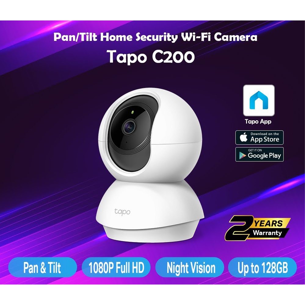 Tapo C200 C100 C210 C310 C320WS 1080P Full HD Pan Wireless WiFi CCTV ...