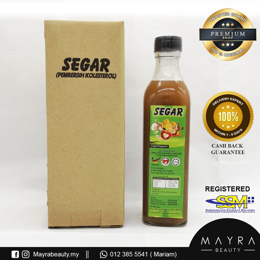Jus Segar 100% original from HQ! [New Packaging] | Shopee Malaysia