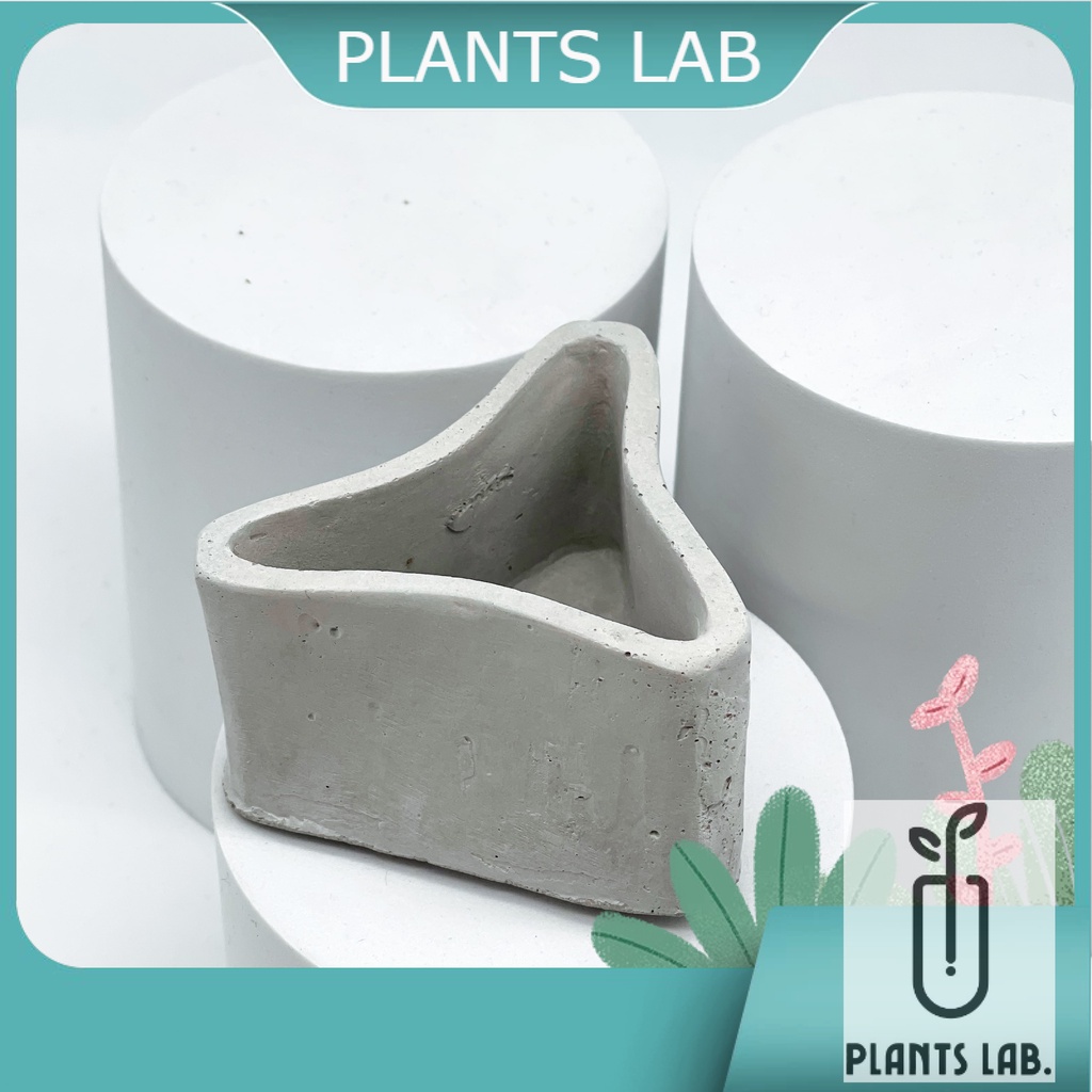 Handmade Triangle Shape Design Concrete Cement Planter Pot Unique ...