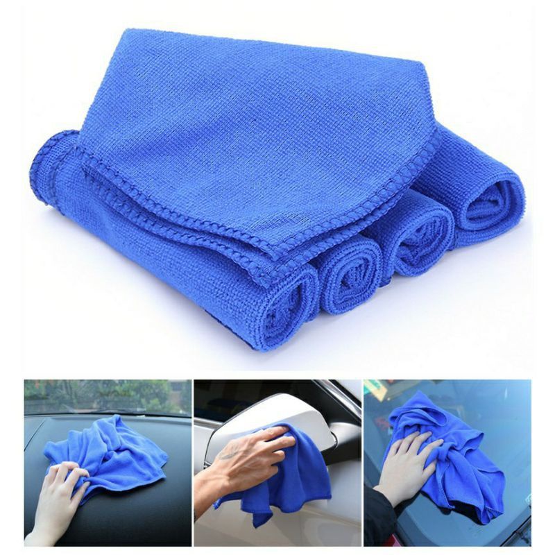 1pc Kain Tuala Lap Kereta / Soft Absorbent Wash Cloth Microfiber ...