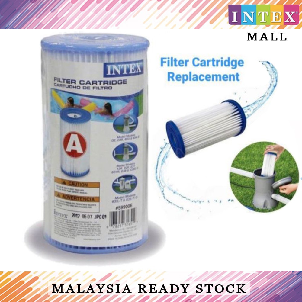 INTEX Filter Cartridge Replacement Original Krystal Clear 29000 Type A ...