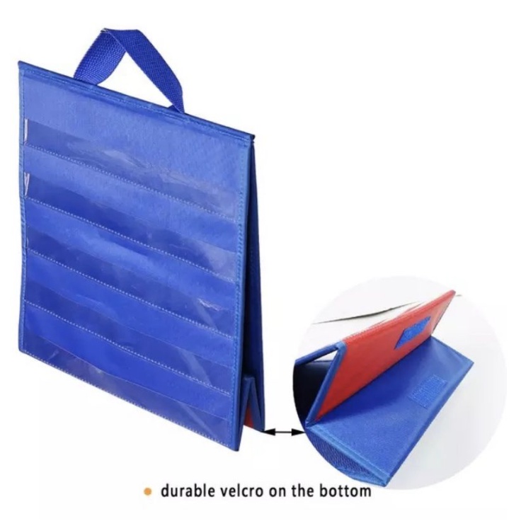 Table folder chart/ Flashcard Pocket Chart Holder Desk Table top / Two ...