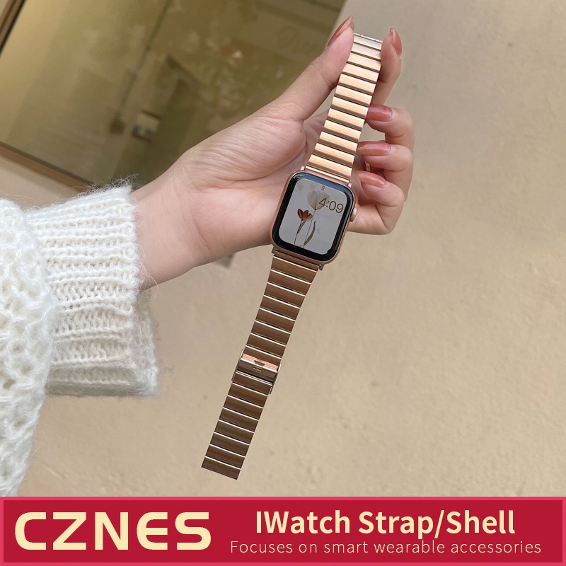 [Ready Stock] For iWatch Strap Stainless Steel Small Waist Strap ...