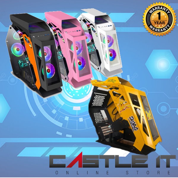 Xiao Ka Gaming Casing Black White Pink Gaming Concept Casing Alien ...