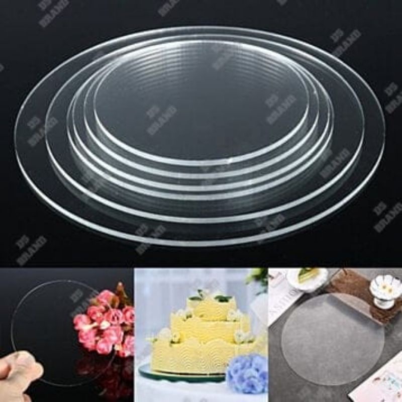 Acrylic Cake Disks Circle Frosting Smoothing Disks / Acrylic Cake Discs ...