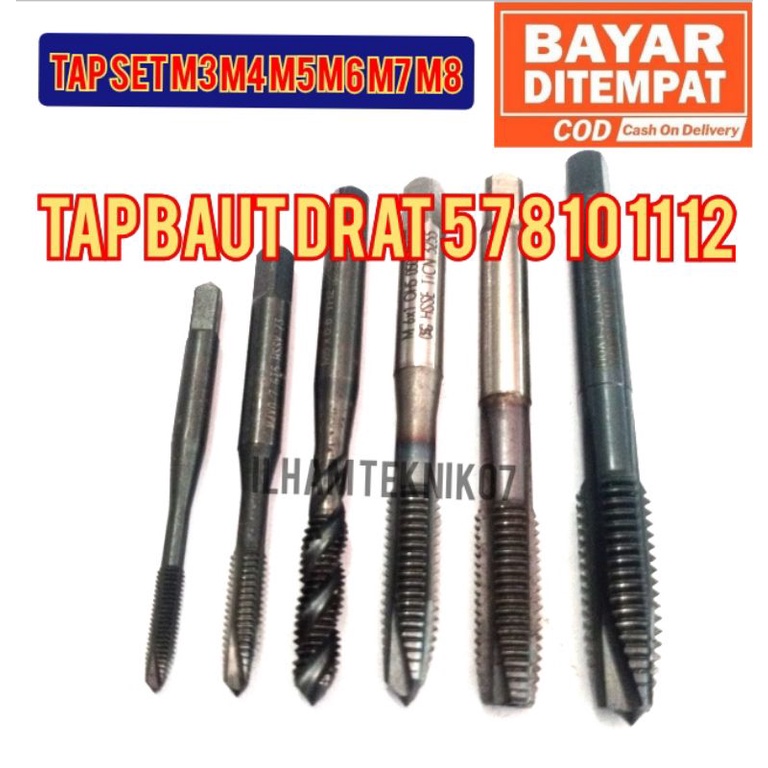 Hand tap tap tap tap set M3 M4 M5 M6 M8 handtap set Thread Maker 5 7 8 ...