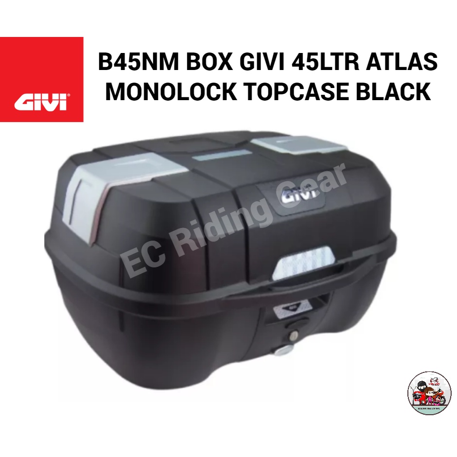 BOX GIVI 45LTR ATLAS MONOLOCK TOPCASE AND ADVANCE (45LTR) B45NM B45NM-ADV | Shopee Malaysia