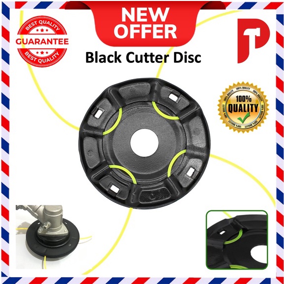 Black Cutter Disc Metal Trimmer Head Disc 🔥 Ready Stocks 🔥 with 4 ...