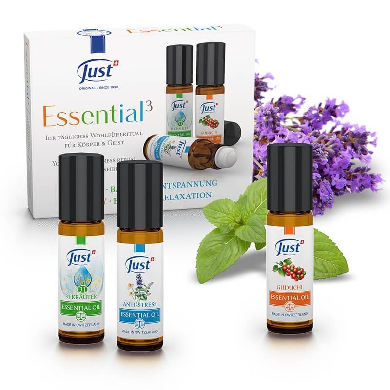 Original [Swiss JUST] Essential 3 Set (Made in Switzerland) (31 herb ...