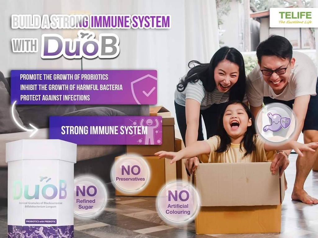 Telife DuoB Probiotics with Prebiotic 30's EXP04/2027 | Shopee Malaysia