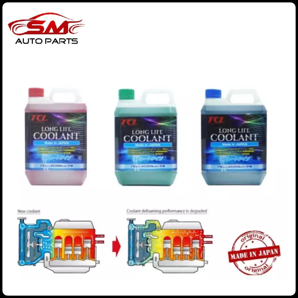 TCL Long Life Coolant ( 2Liters Made in Japan ) Red / Blue / Green ...