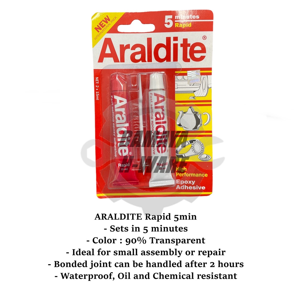 ORIGINAL Araldite Epoxy Glue. Araldite Rapid 5m Epoxy. Araldite ...