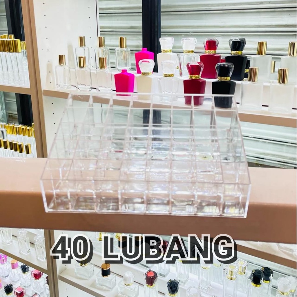 RAK DISPLAY (2 LUBANG) / BEKAS 10ML / RAK PERFUME / SEMENANJUNG SAHAJA ...