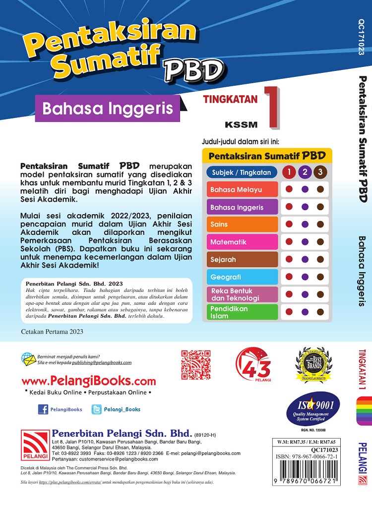 [TALENT] Pentaksiran Sumatif PBD Tingkatan 1 - Pelangi 2023 | Shopee Malaysia
