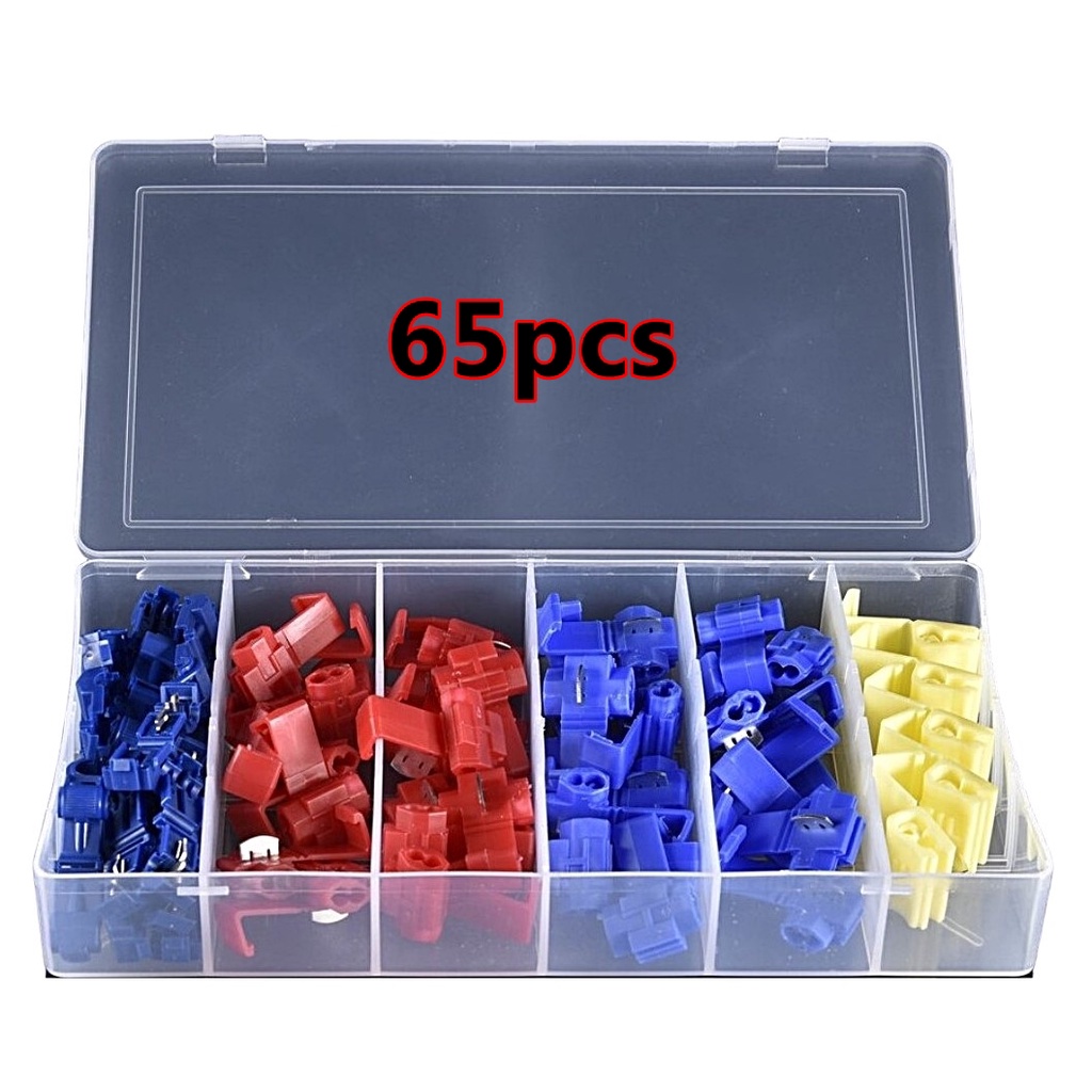 65pcs Scotch Lock Spring Wire Crimp Terminal Connector | Shopee Malaysia
