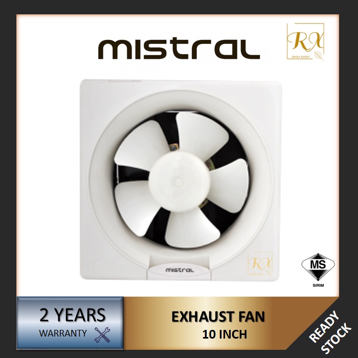 [BUBBLE WRAP] MISTRAL 10'' EXHAUST FAN MEF101 2YEARS WARRANTY | Shopee ...
