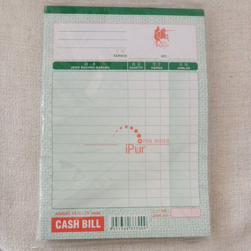 🆕Cash Bill Book ( 2 books) | Shopee Malaysia