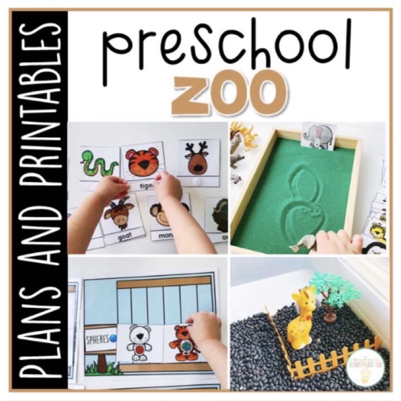 Printable Preschool Zoo Kid Activity Busy Book | Shopee Malaysia