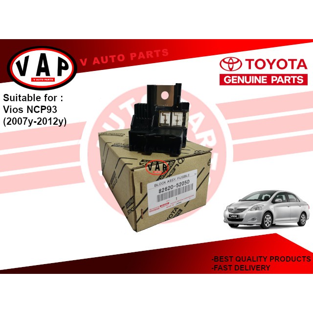Toyota Vios NPC93 2007y-2012y Fusible Block Assy (Fuse Block) 82620 ...