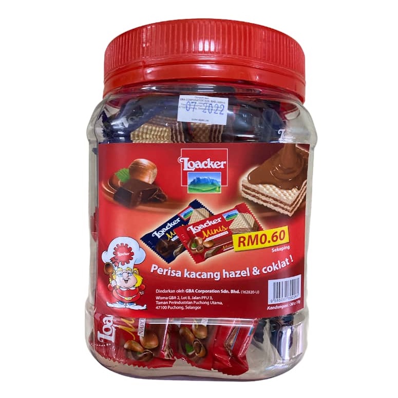 Jacker Loacker Mini Wafer Canister Jar 10g x 30's | Shopee Malaysia