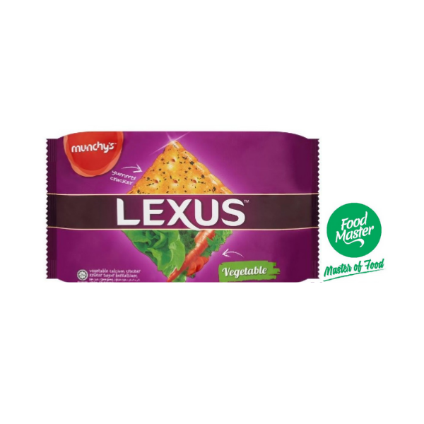 Munchy's Lexus Sandwich Calcium Cracker ~ Vegetable Flavour 20g x 10 ...