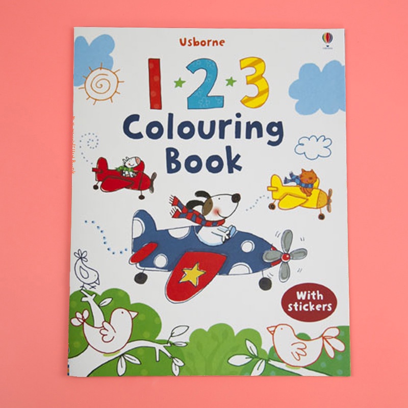 Buku Belajar Mewarna Melukis Sticker Kids Colouring Drawing Sticker ...