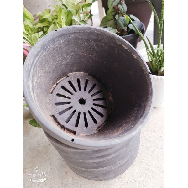 📣📣Free Shipping🚚 Pasu Plastik Terpakai Hitam 10" Inches | Shopee Malaysia