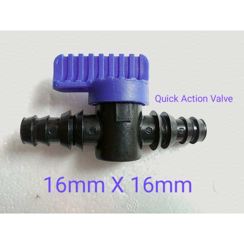 Stopcock Quick Action Valve 16mm irrigation watering system fertigasi ...