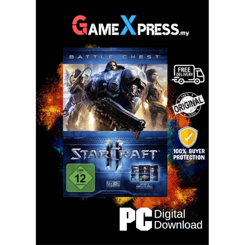 Starcraft II 2 Campaign Collection / Battlechest PC Game Blizzard ...