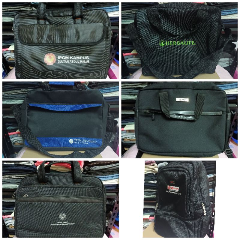 Beg laptop bundle / used item / handcarry / bag pack / sling bag ...