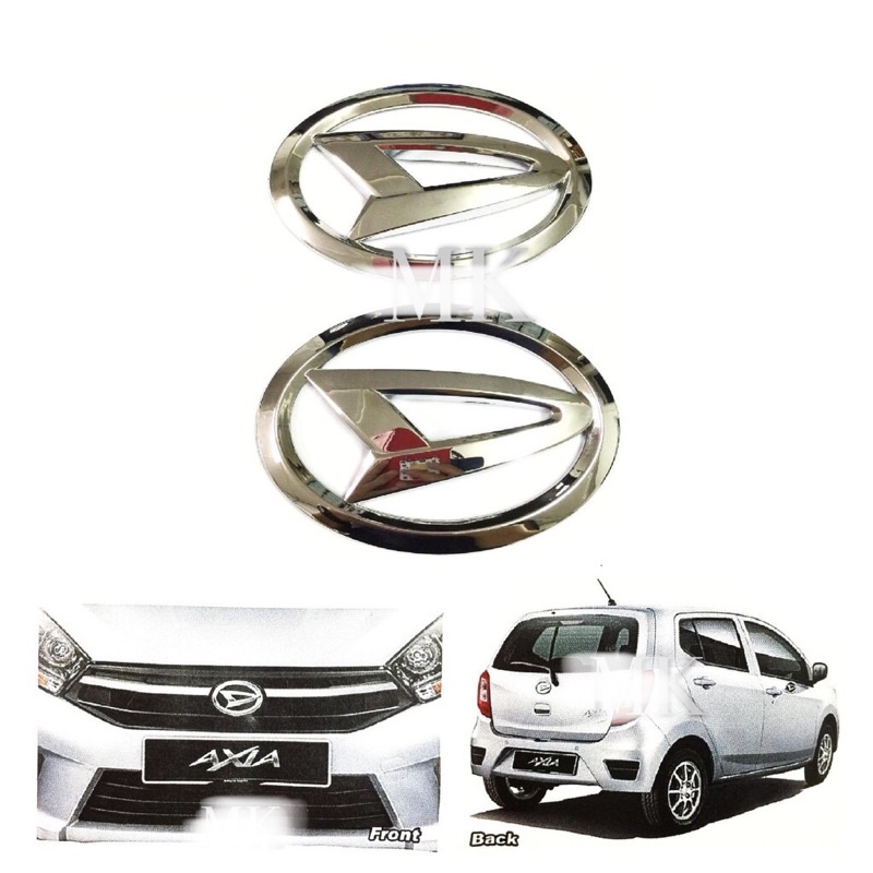 DAIHATSU Emblem Front & Rear For Perodua AXIA | Shopee Malaysia
