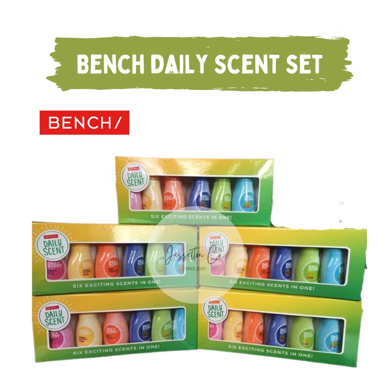 BENCH Daily Scents Cologne Set (25ml x 6pcs) | Shopee Malaysia