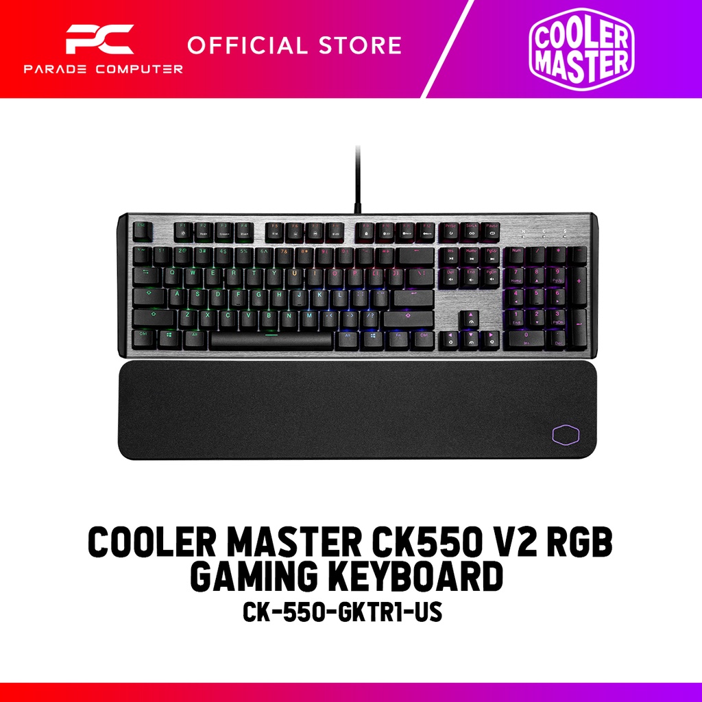 COOLER MASTER CK550 V2 RGB GAMING KEYBOARD | Shopee Malaysia