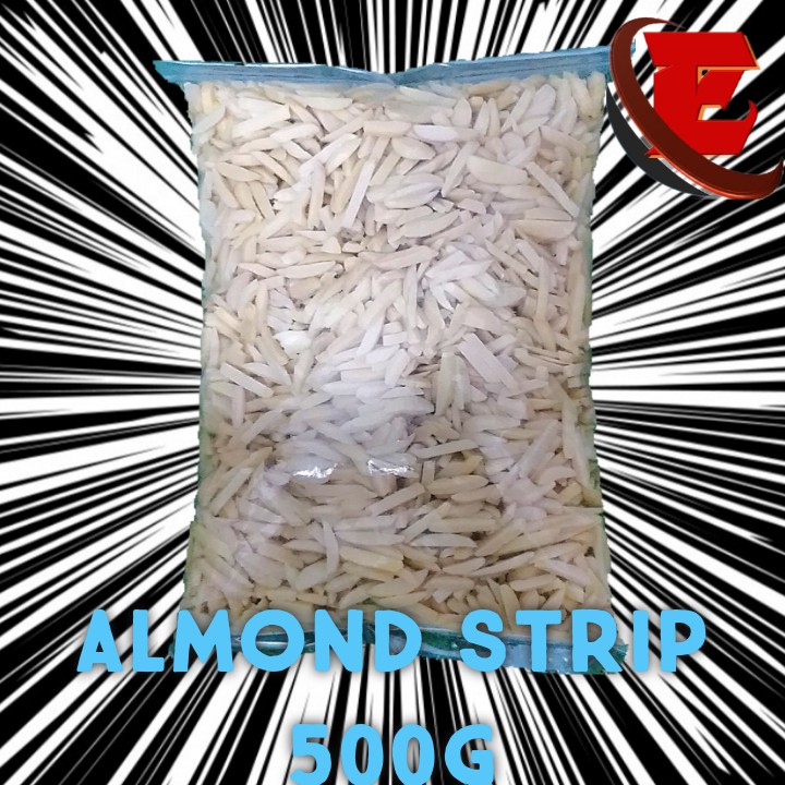 ALMOND STRIP / 500G / 250G / 100G / (BADAM PANJANG) | Shopee Malaysia