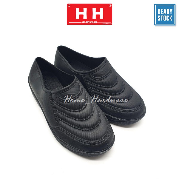 Kasut Getah Hitam ; Rubber Boots Black Shoes Low Cut ( Pendek ) 树胶鞋 ...