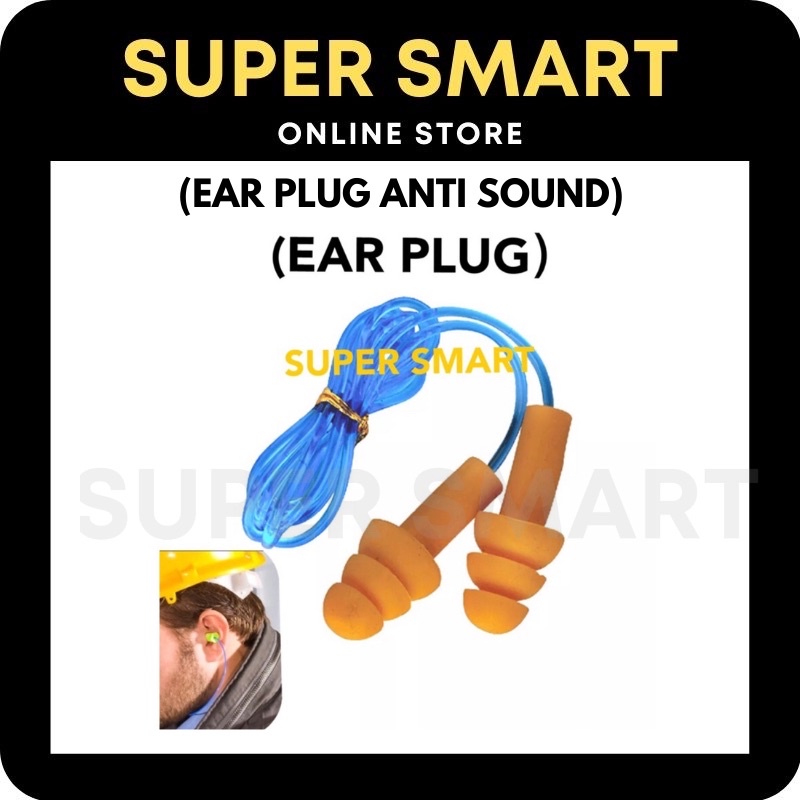 PVC EAR PLUG ( 1 PAIR) WITH PLASTIC CASE | Shopee Malaysia
