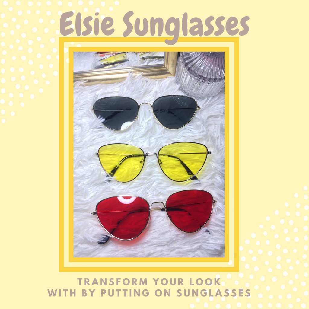 Elsie [🇲🇾 ReadyStock] Spek Mata Cat Eye Shape Metal Vintage Retro ...